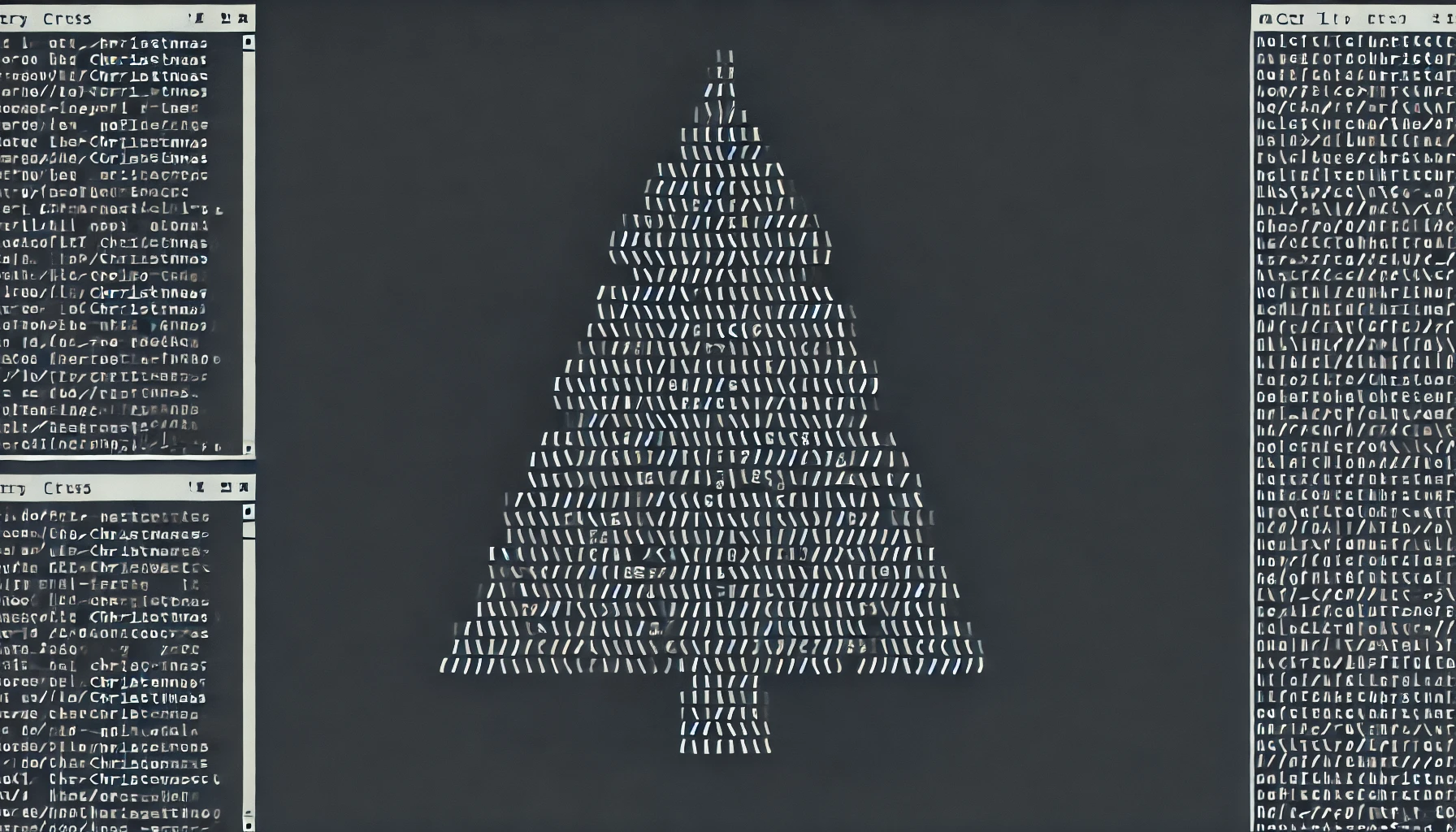 CUIコンソールでクリスマス♪ - Dブログ
